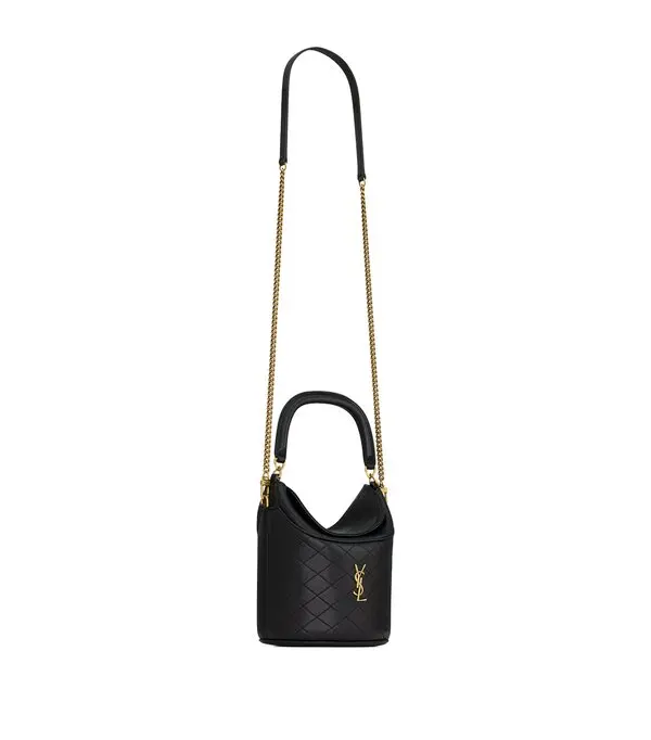 Saint Laurent Gaby Bucket Bag - Black