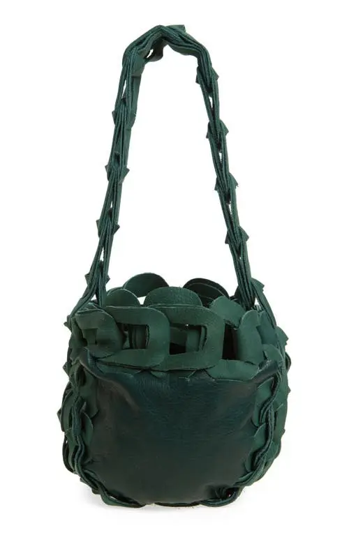SC103 Melon Leather Links Bucket Bag