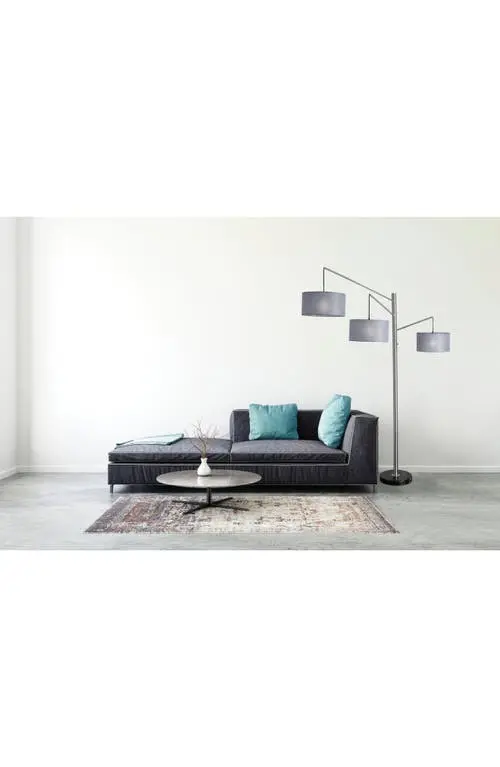 ADESSO Wellington 3-arm Arc Floor Lamp