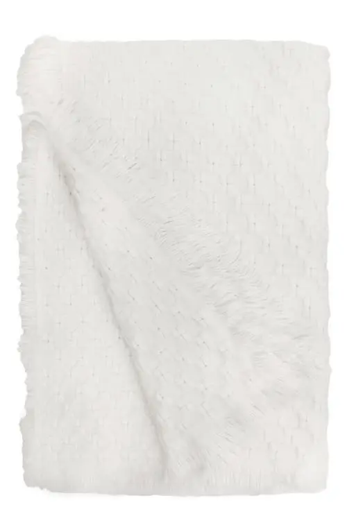 POM POM AT HOME Delphine Throw Blanket - Ivory