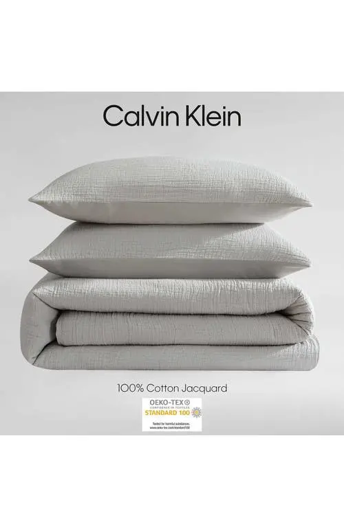 Calvin Klein Textured Cotton Duvet & Shams Set