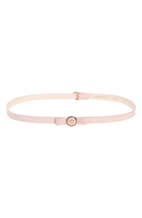 Versace La Medusa Bow Leather Belt - Dusty Rose-oro Versace