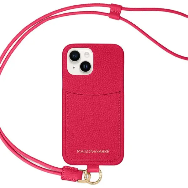 MAISON DE SABRE Sling Phone Case - Shibuya Fuchsia