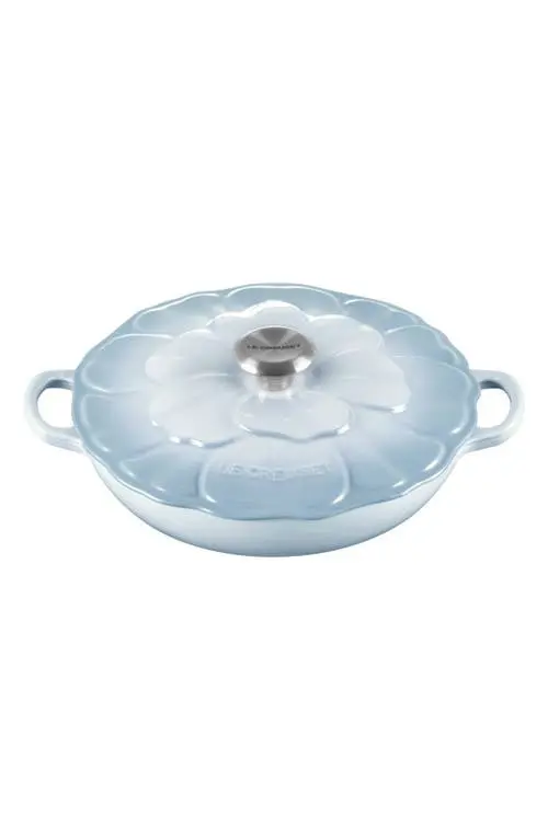 LE CREUSET Petal Signature Braiser - Coastal Blue