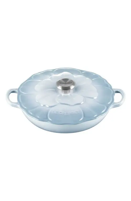 LE CREUSET Petal Signature Braiser - Coastal Blue