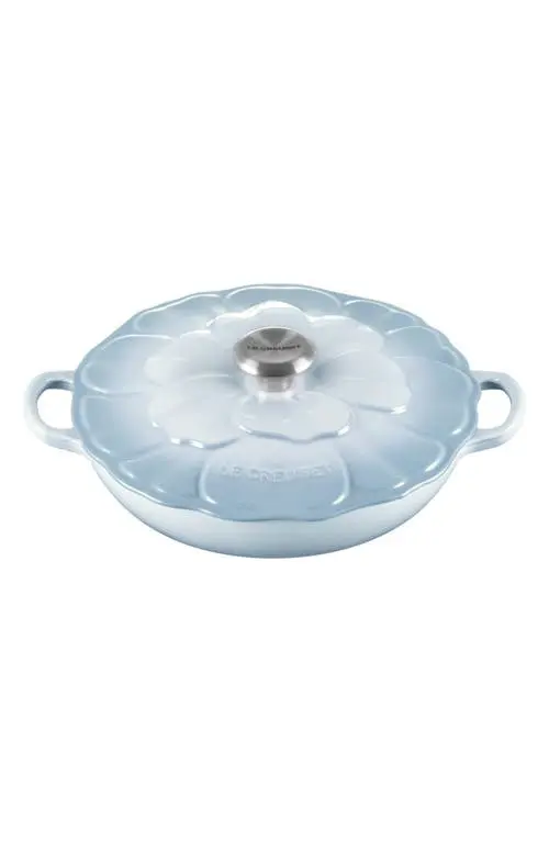 LE CREUSET Petal Signature Braiser - Coastal Blue