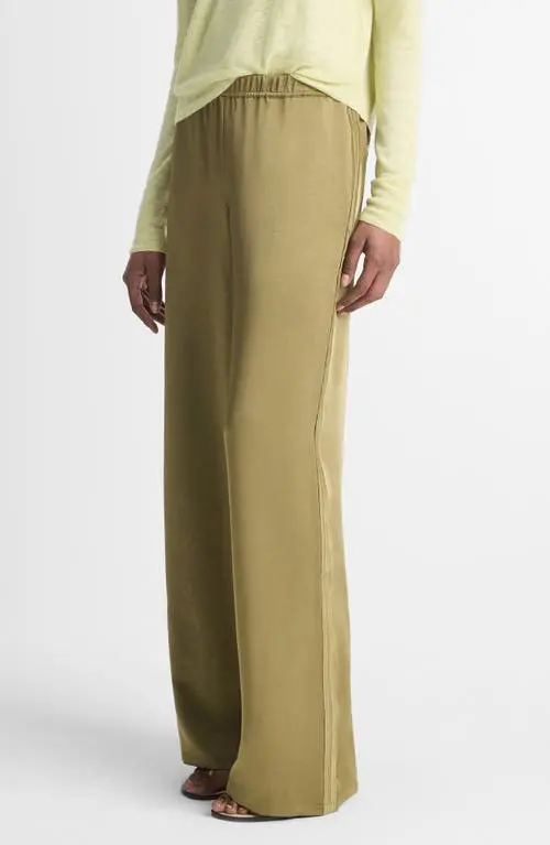 Vince Side Stripe Wide Leg Trousers