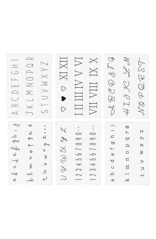 INKED BY DANI Make It Yours Temporary Tattoos - Black