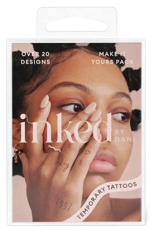 INKED BY DANI Make It Yours Temporary Tattoos - Black