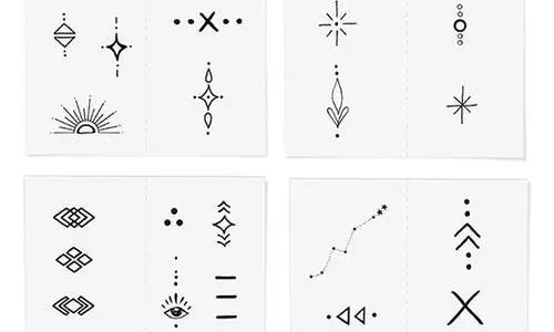 INKED BY DANI Celestial Temporary Tattoos