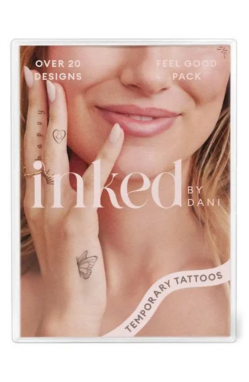INKED BY DANI Feel Good Temporary Tattoos - Black