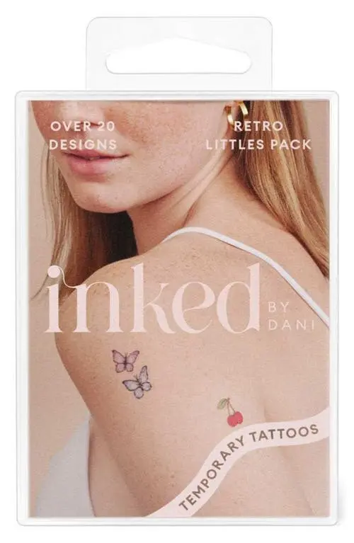 INKED BY DANI Retro Little Temporary Tattoos - Multi