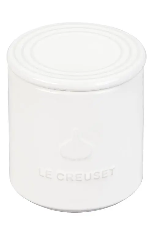 LE CREUSET Stoneware Garlic Keeper - White