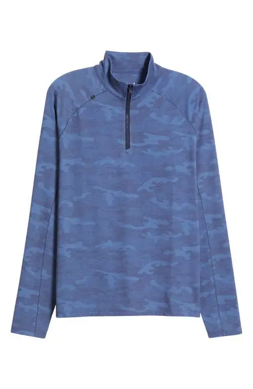 Johnnie-o Patton Camo Half Zip Pullover - Navy