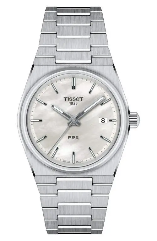 TISSOT Prx Bracelet Watch - White Mother Of Pearl