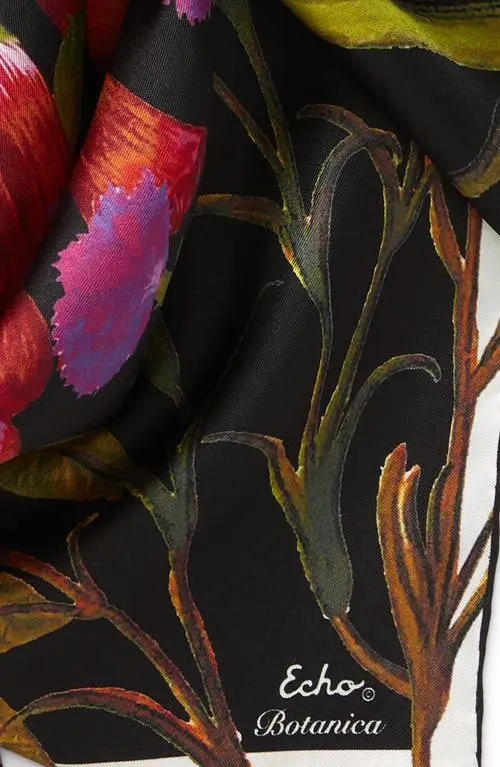 Echo Botanica Silk Square Scarf