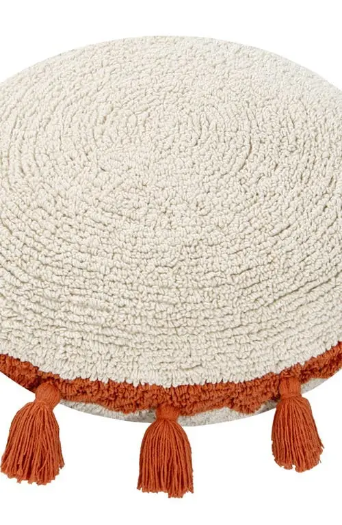 LORENA CANALS Terracotta Tassel Cushion