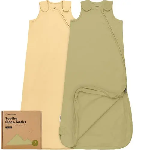 KEABABIES 2-pack Soothe Sleep Sacks - Avocado