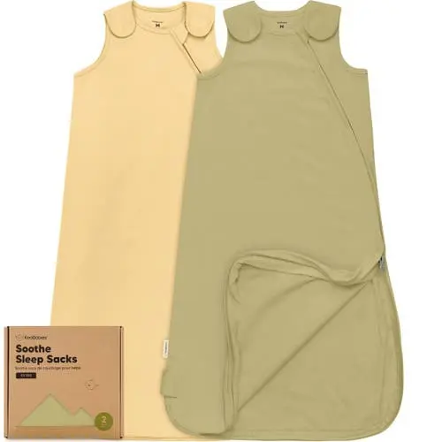KEABABIES 2-pack Soothe Sleep Sacks - Avocado