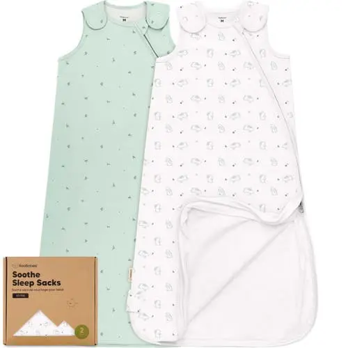 KEABABIES 2-pack Soothe Sleep Sacks - Bunnies