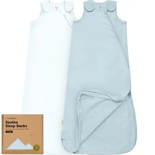 KEABABIES 2-pack Soothe Sleep Sacks - Glacier
