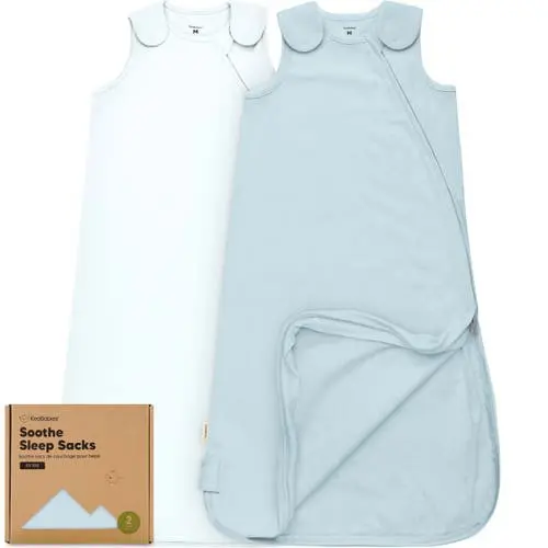 KEABABIES 2-pack Soothe Sleep Sacks - Glacier
