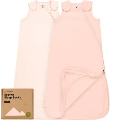 KEABABIES 2-pack Soothe Sleep Sacks - Mist Rose