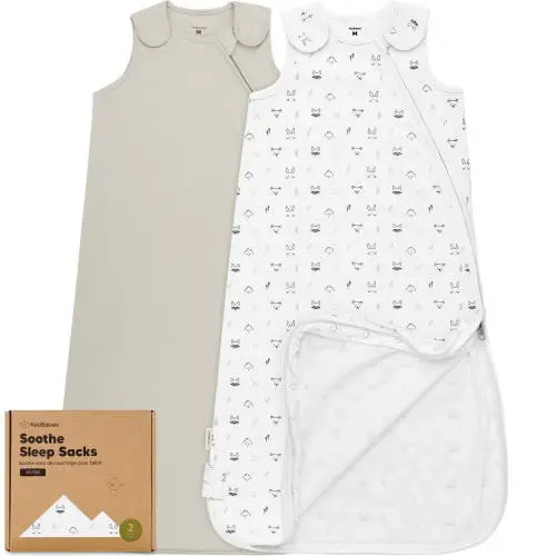 KEABABIES 2-pack Soothe Sleep Sacks - Nordic