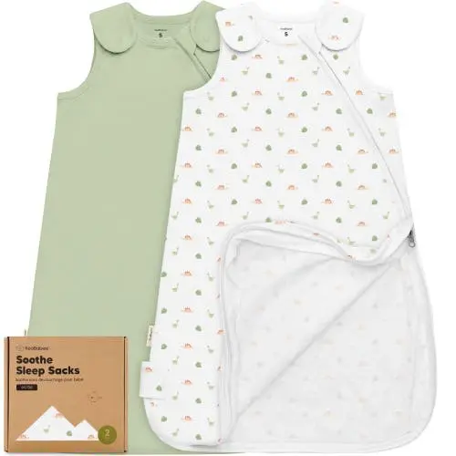 KEABABIES 2-pack Soothe Sleep Sacks - Roarsome
