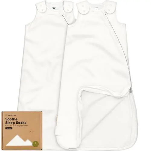 KEABABIES 2-pack Soothe Sleep Sacks - Soft White