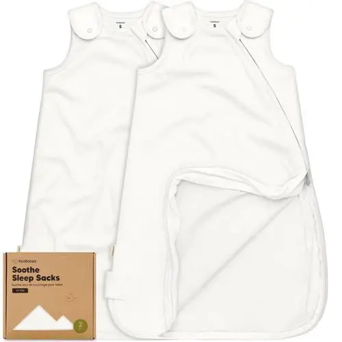KEABABIES 2-pack Soothe Sleep Sacks - Soft White