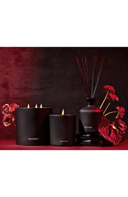 APOTHEKE Charcoal Rouge Reed Diffuser - Black