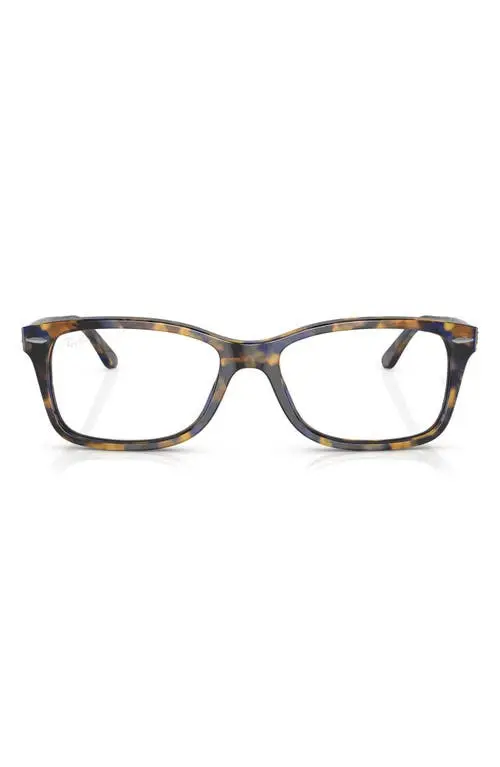 Ray-ban 53mm Square Eyeglasses - Yellow