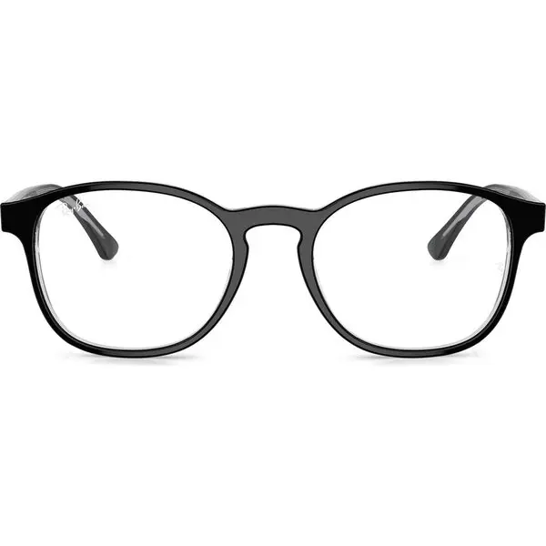 Ray-ban 50mm Phantos Optical Glasses - Trans Black