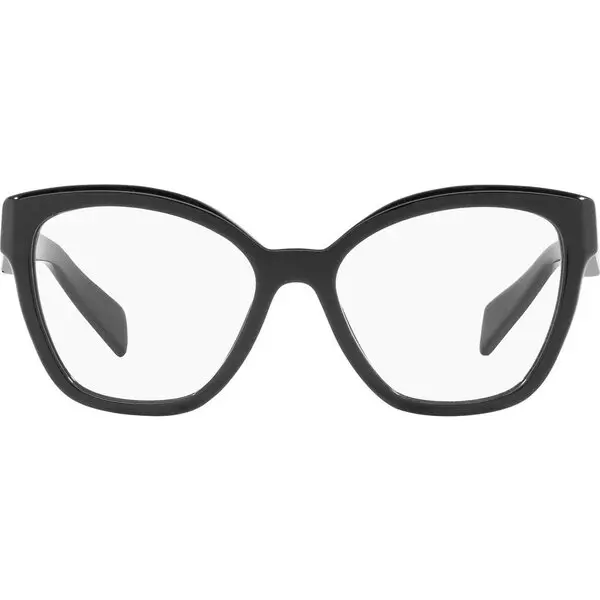 Prada 53mm Square Eyeglasses - Black