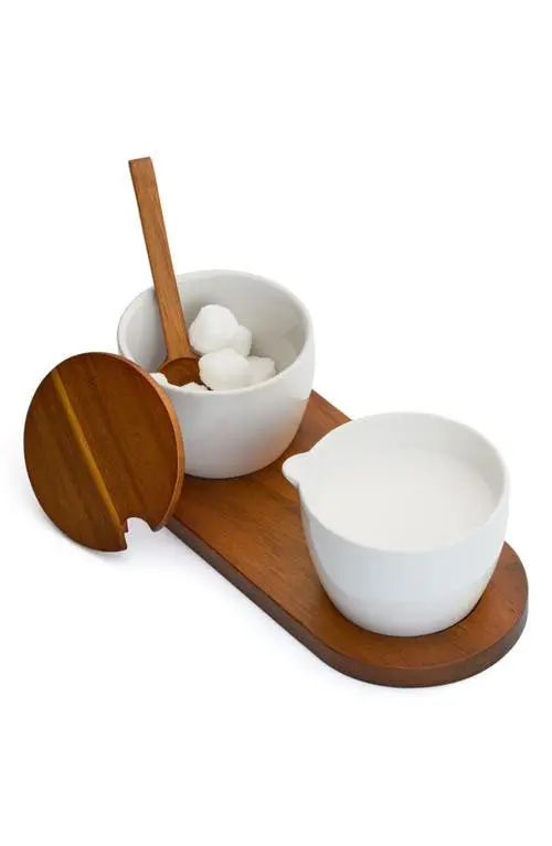 NAMBE Duets Sugar & Creamer Set - Brown