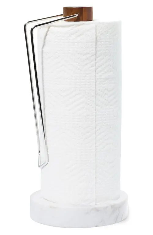 NAMBE Chevron Paper Towel Holder - Brown
