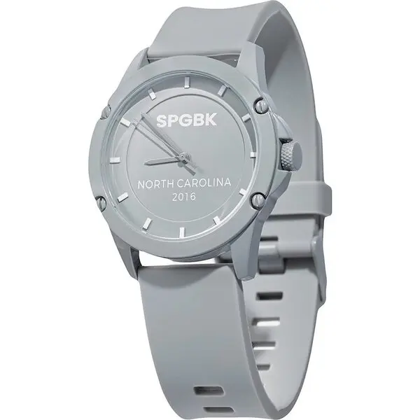 SPGBK WATCHES Creek Silicone Strap Watch - Gray