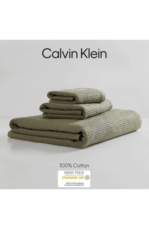 Calvin Klein Eternity Cotton Bath Essentials - Dusty Green