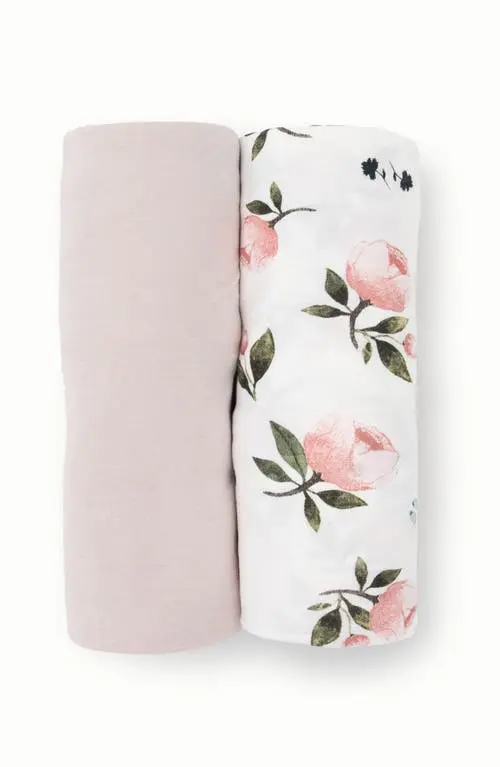 LITTLE UNICORN 2-pack Knit Swaddle - Watercolor Floret