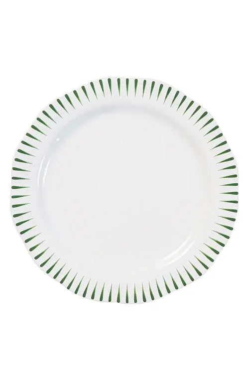 JULISKA Sitio Stripe Dinner Plate - Basil