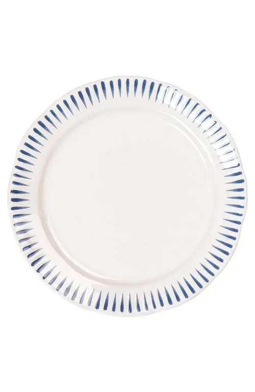 JULISKA Sitio Stripe Dinner Plate - Delft Blue