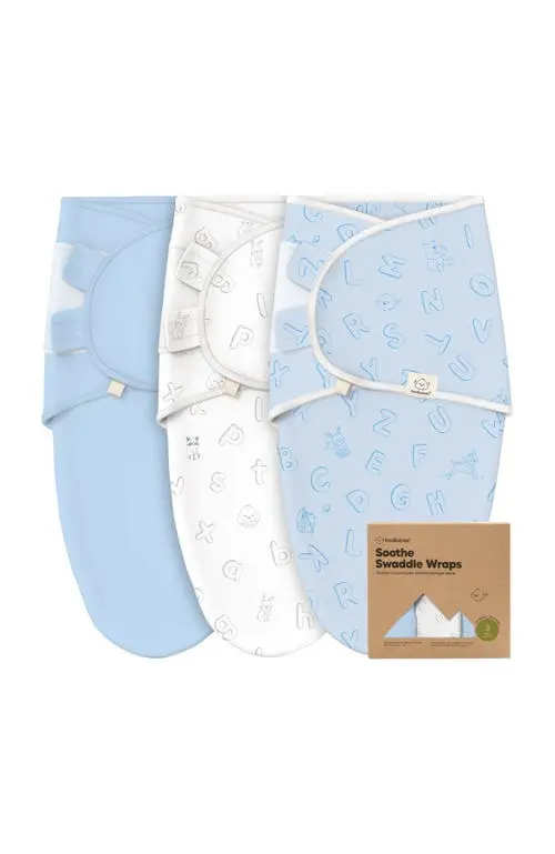 KEABABIES 3-pack Soothe Swaddle Wraps - Abc Land Cloud