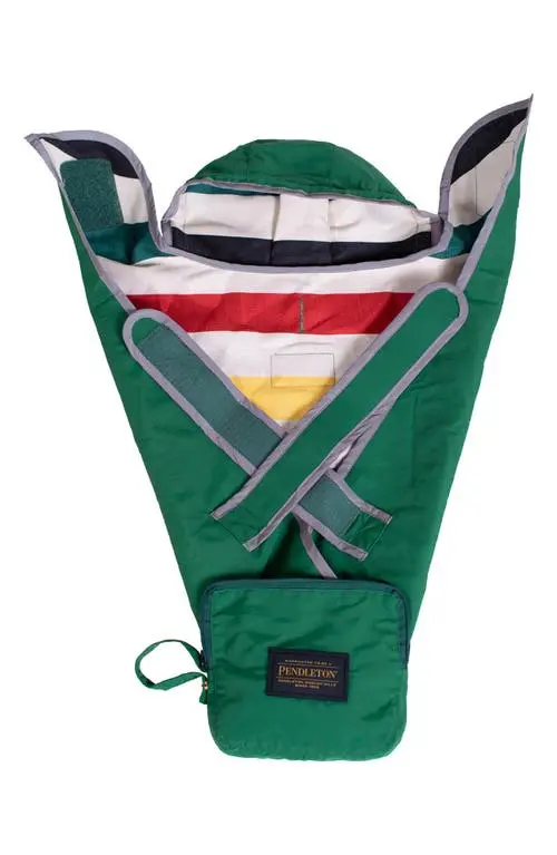 Pendleton Dog Rain Coat - Green