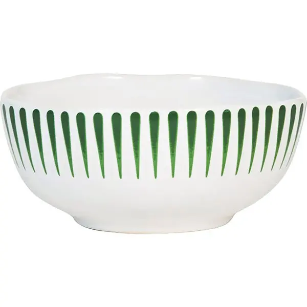 JULISKA Sitio Stripe Cereal Bowl - Basil