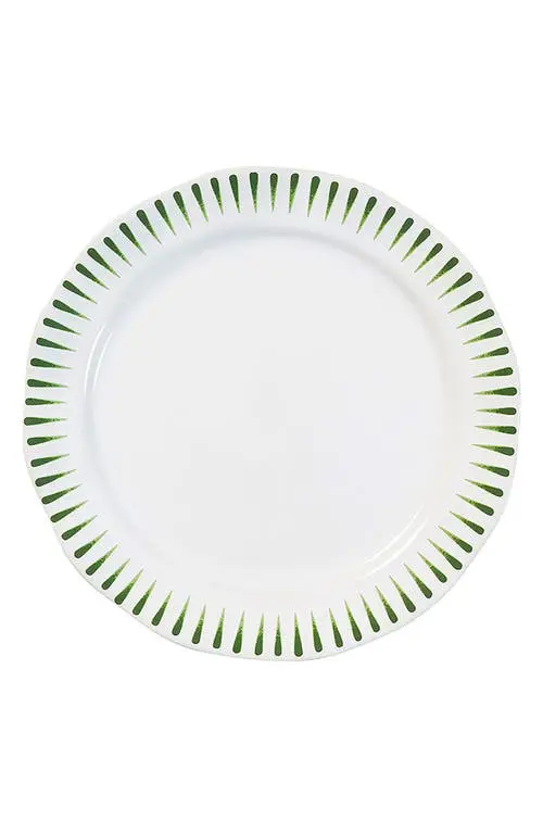 JULISKA Sitio Stripe Salad Plate - Basil