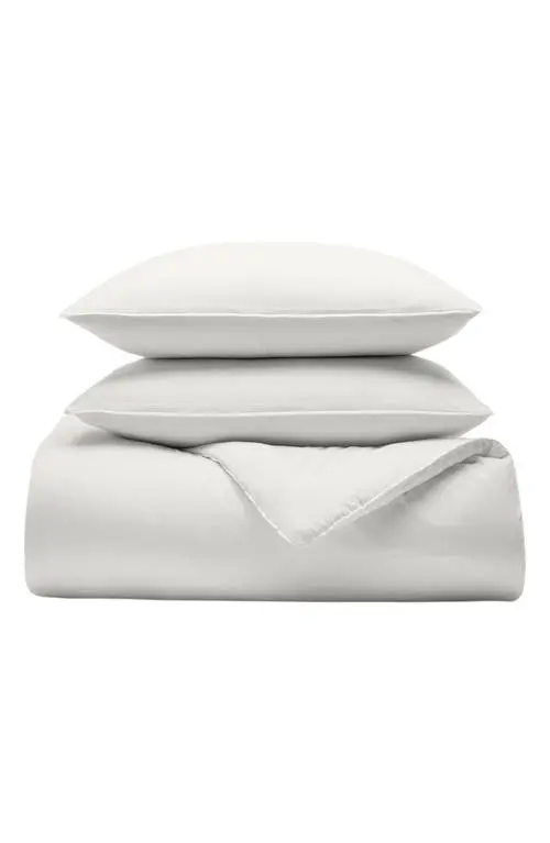 BOLL & BRANCH Organic Cotton Comforter & Sham Set - White
