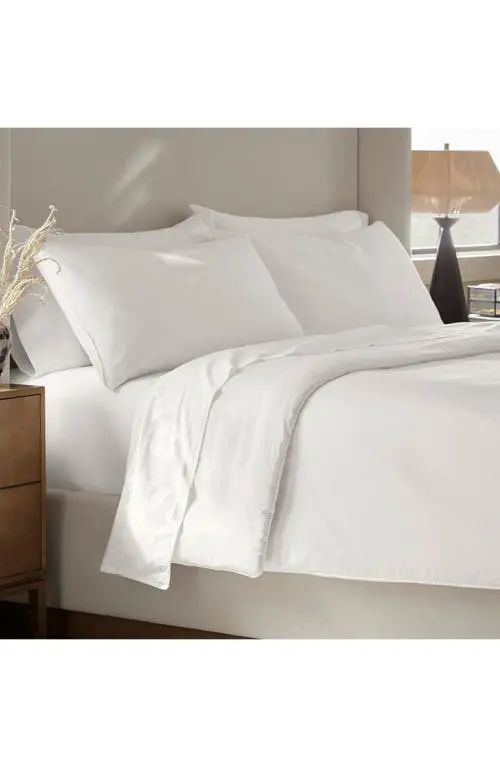 BOLL & BRANCH Organic Cotton Comforter & Sham Set - White