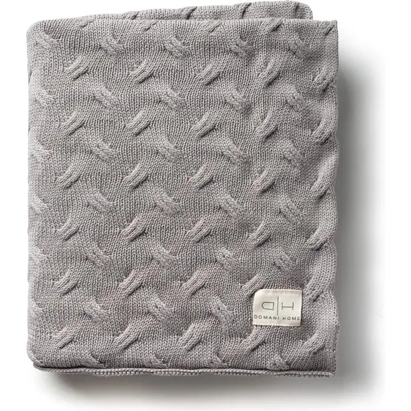 DOMANI HOME Wave Knit Throw Blanket