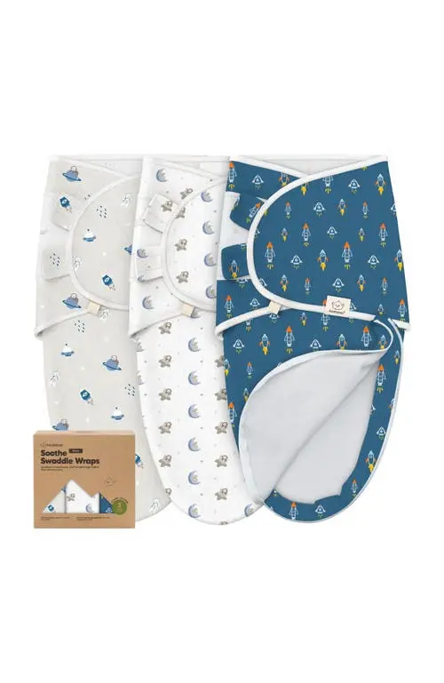 KEABABIES 3-pack Soothe Zippy Swaddle Wrap - Cosmo